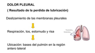 Semiología tórax y pulmones | PPTX