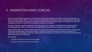 Semiología y fisiopatología de la pancreatitis aguda | PPTX