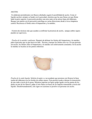 Semiologia abdominal | PDF