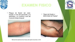 semiologia de brazo y codo wekferkfrekfrk | PDF