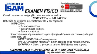 Semiología y Diagnóstico Clínico de los Ganglios Linfáticos y Linfedema ...