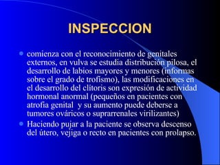 Semiologia Ginecolgica | PPT