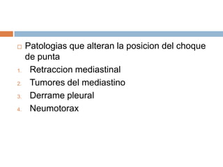 Semiologia cardiaca: inspeccion, papacion, percusion y auscultacion | PPTX