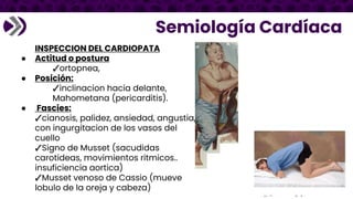 semiología cardíaca introducción a la práctica médica | PDF