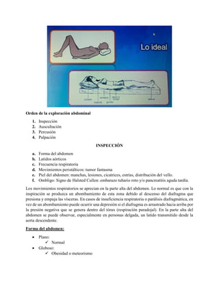 Semiologia de abdomen | PDF