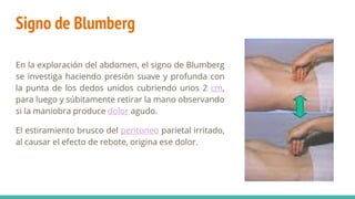 Semiología de abdomen y exploración física | PPTX