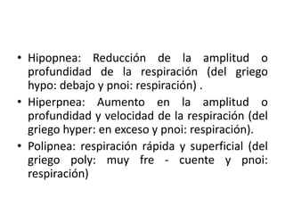 Semiologia de la disnea | PPTX