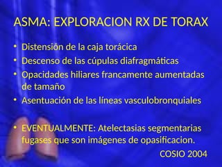 SEMIOLOGIA DEL ASMA. Es un trastorno inflamatorio | PPTX