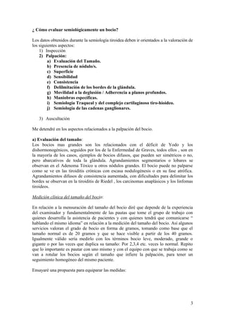 Semiologia del Paciente Con Bocio. Efraìn Salvioli. | DOC