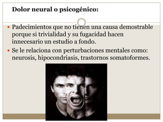 Semiologia del dolor | PPTX