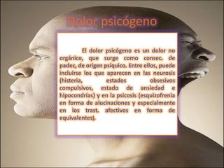 Semiologia del dolor definitiva | PPTX