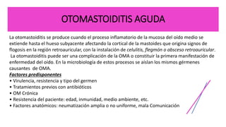Semiologia de patologias inflamatoria de oido | PPTX
