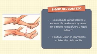 Semiología de rodilla, diagnóstico y tratamiento | PDF