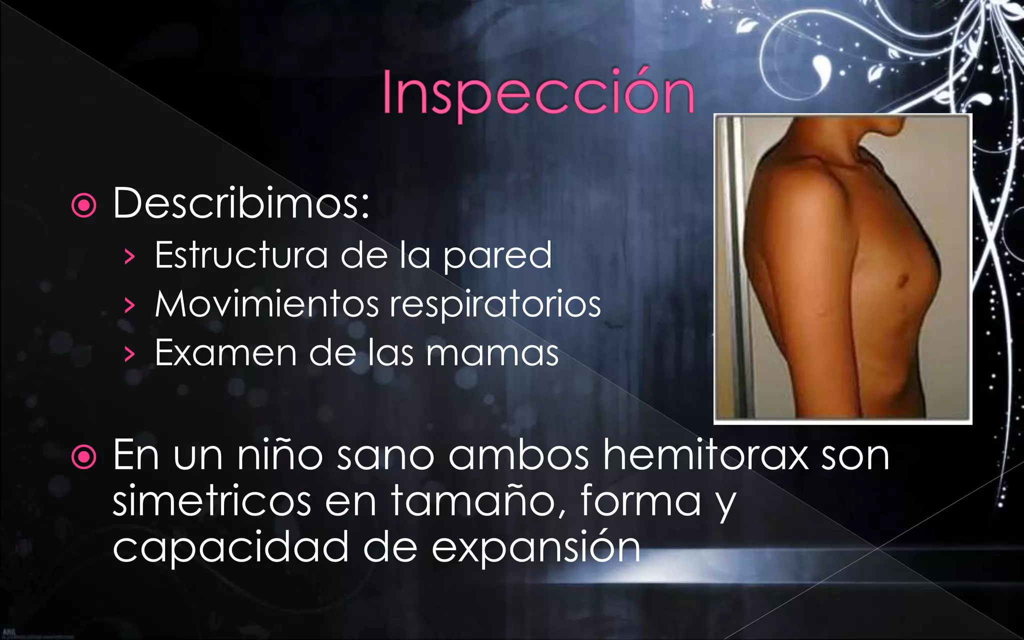 Semiologia pediatrica de Torax