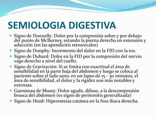 Semiologia digestiva | PPTX