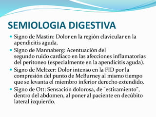 Semiologia digestiva | PPTX