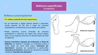 SEMIOLOGIA PEDIÁTRICA NEUROLÓGICA - Reflexos | PDF