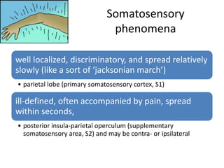 Semiology of seizures | PPTX