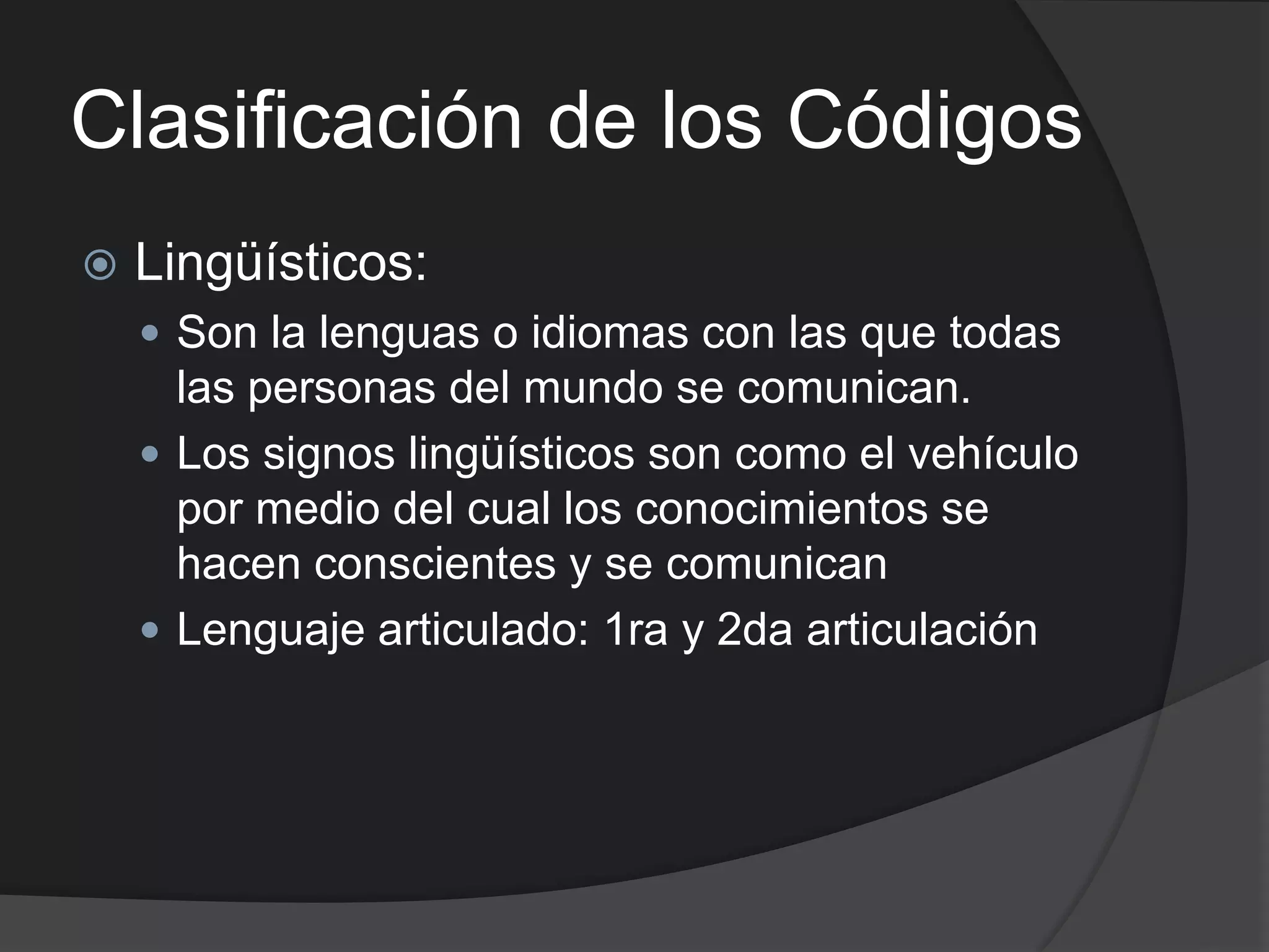 Semiosis y códigos del lenguaje clase 3 | PPT