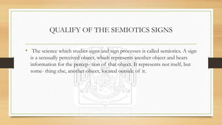 Semiotics signs | PPT