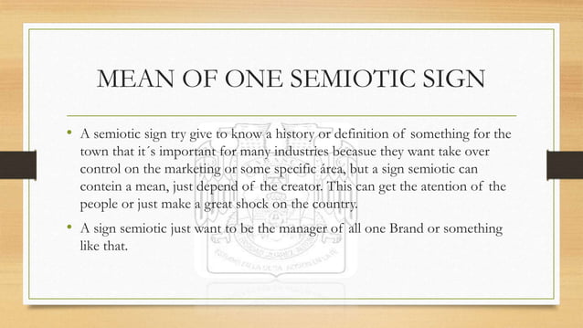 Semiotics signs | PPT