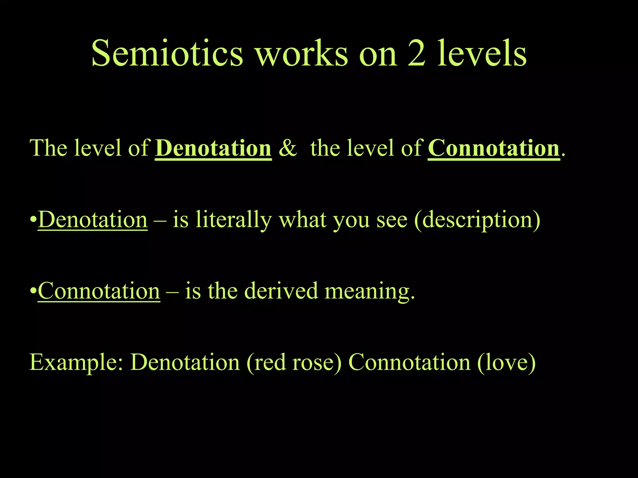 Semiotic analysis | PPT