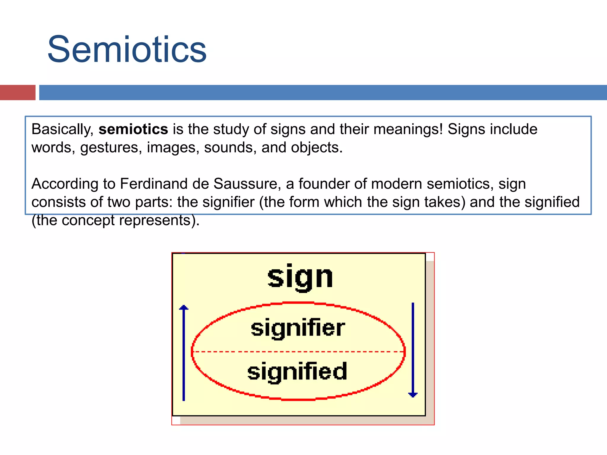 Semiotic analysis | PPTX