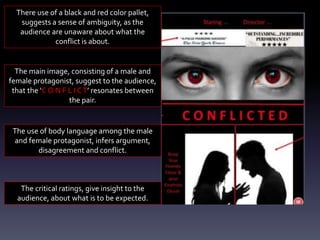 Semiotic analysis of main dvd cover | PPTX