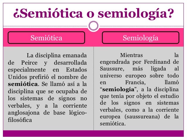 Semiotica y semantica