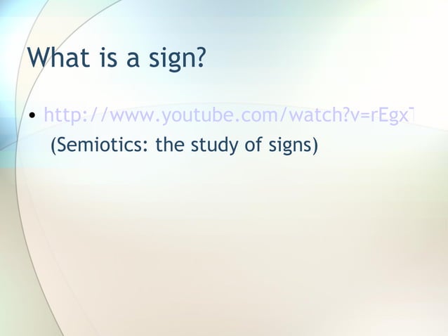 Semiotics | PPT