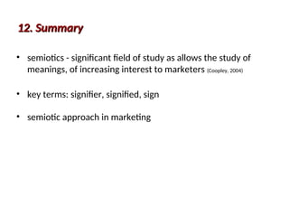 Semiotics for business studies and management | PPT