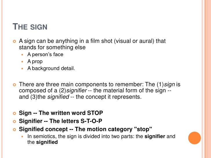 Film semiotics - Alchetron, The Free Social Encyclopedia