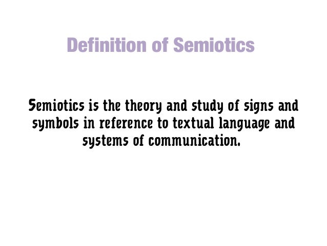 Semiotics Definition