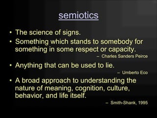 Semiotics | PPT