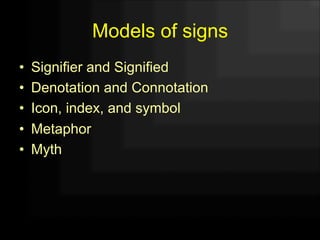 Semiotics | PPT