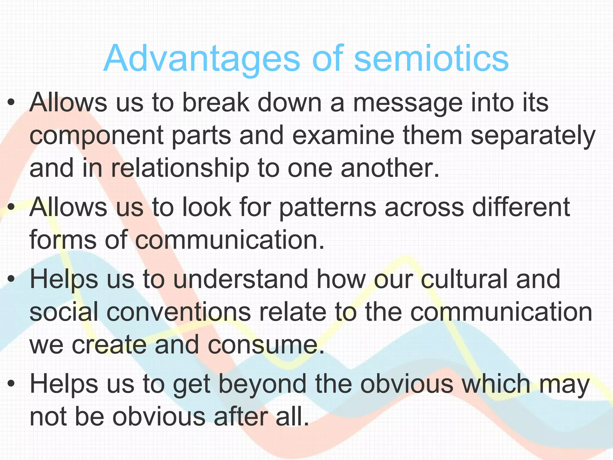 Semiotics introduction | PPTX