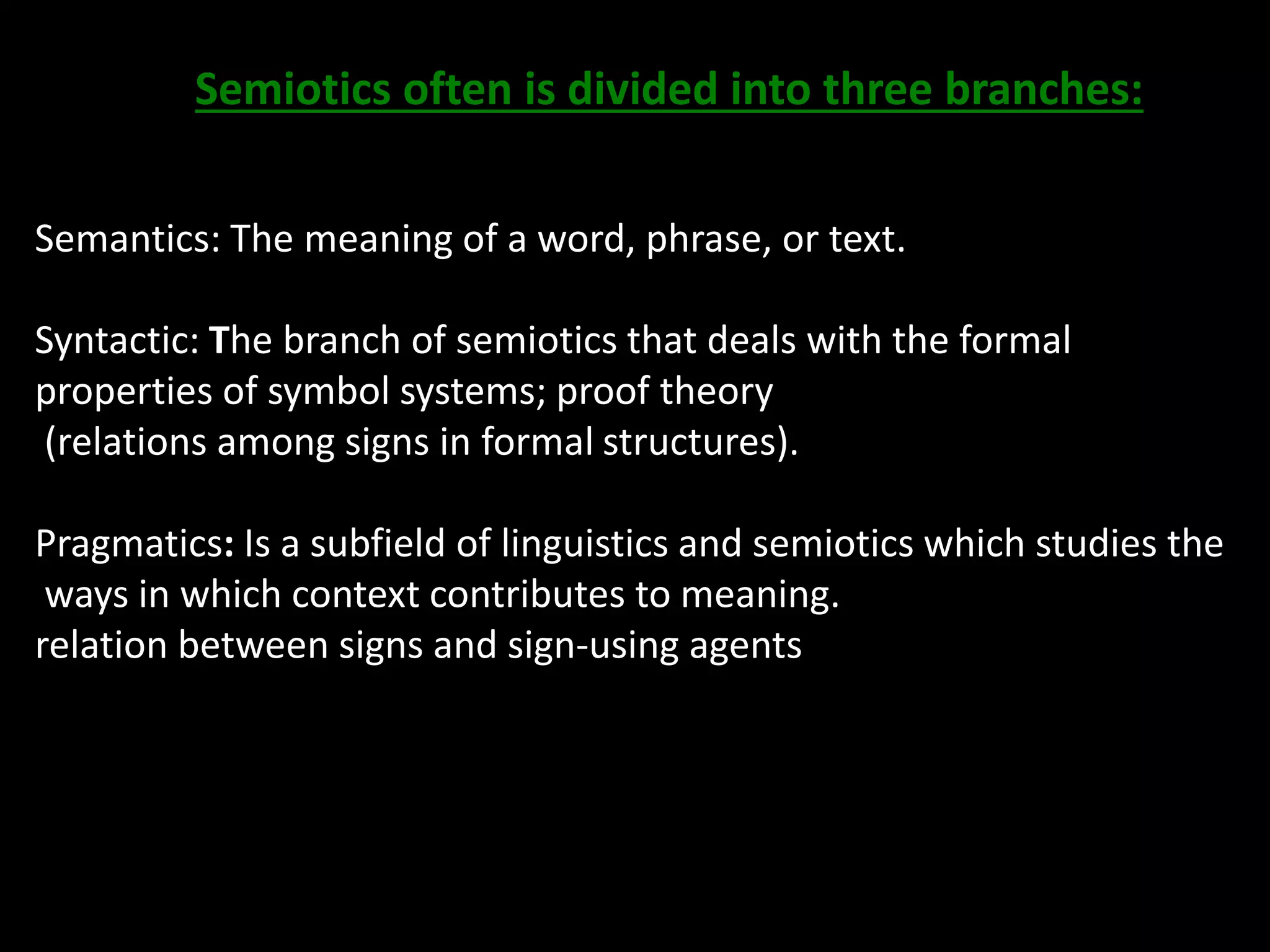 Semiotics | PPT