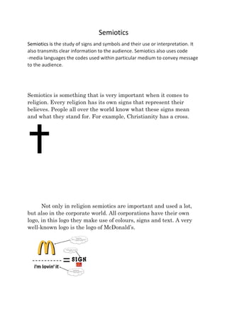 Semiotics | PDF