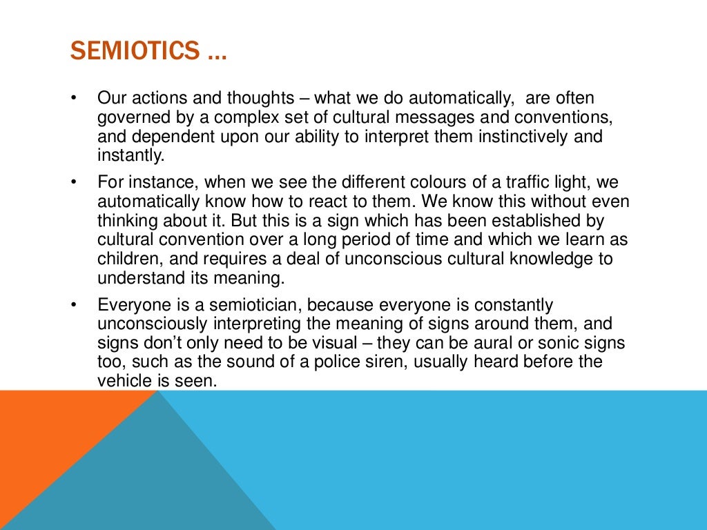 Roland Barthes - Semiotics