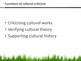 VISUAL SEMIOTICS AND CULTURAL CRITICISM | PPTX