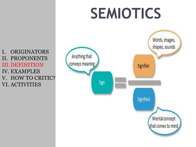 Semiotics | PPTX | Science
