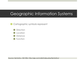 Semiotics in Mapping and Emergency Response | PPT