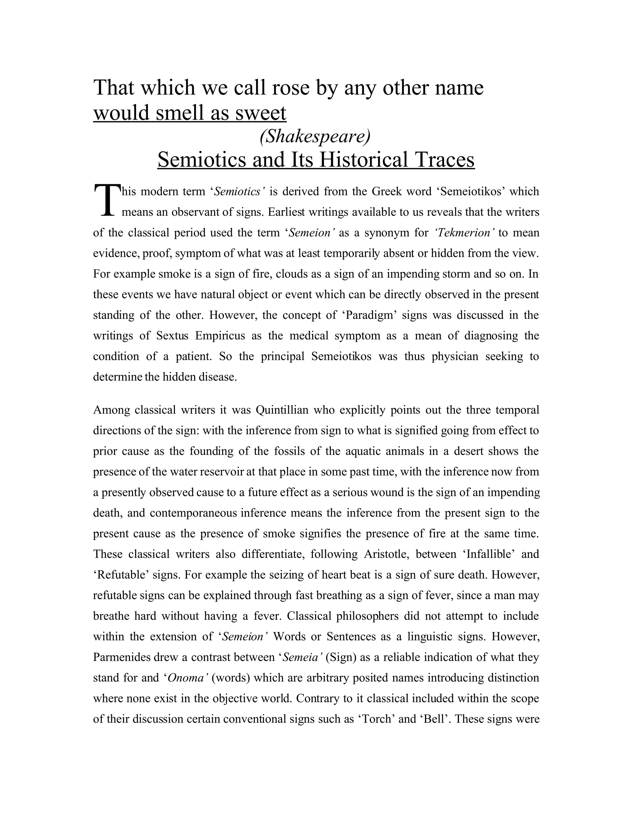 Semiotics Final | PDF