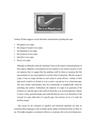 Semiotics Final | PDF