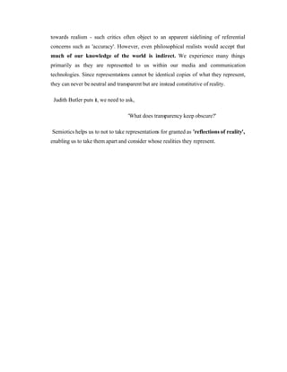 Semiotics Final | PDF