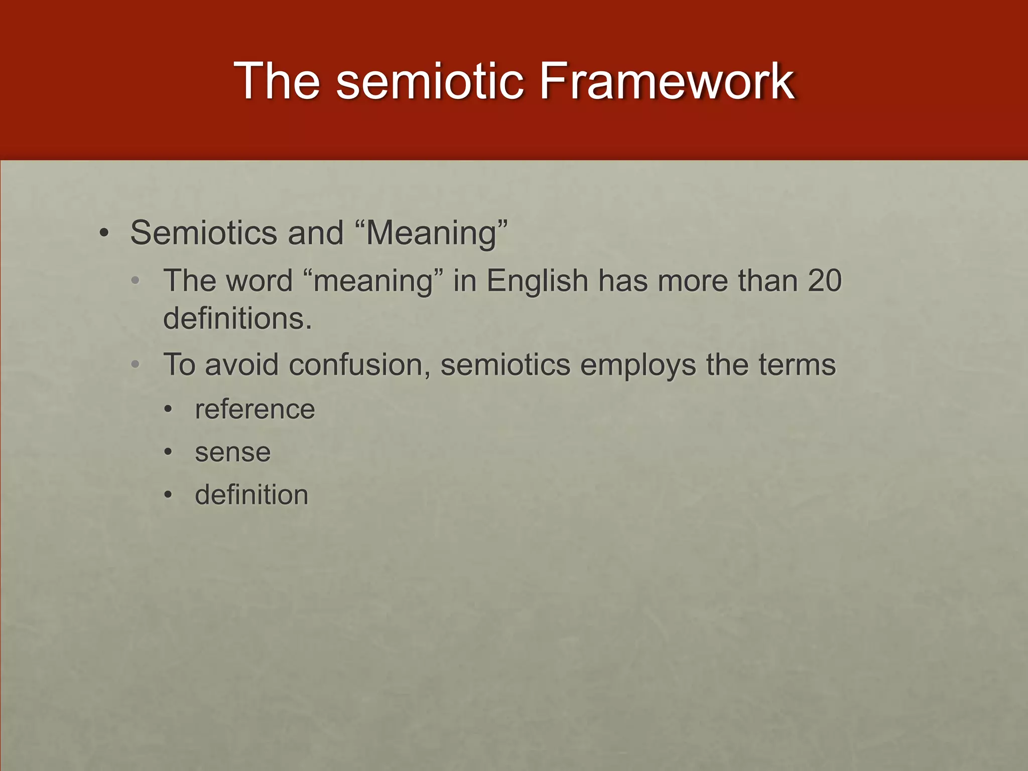 Semiotics and information science | PPTX