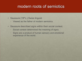 Semiotics and information science | PPTX