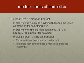 Semiotics and information science | PPTX