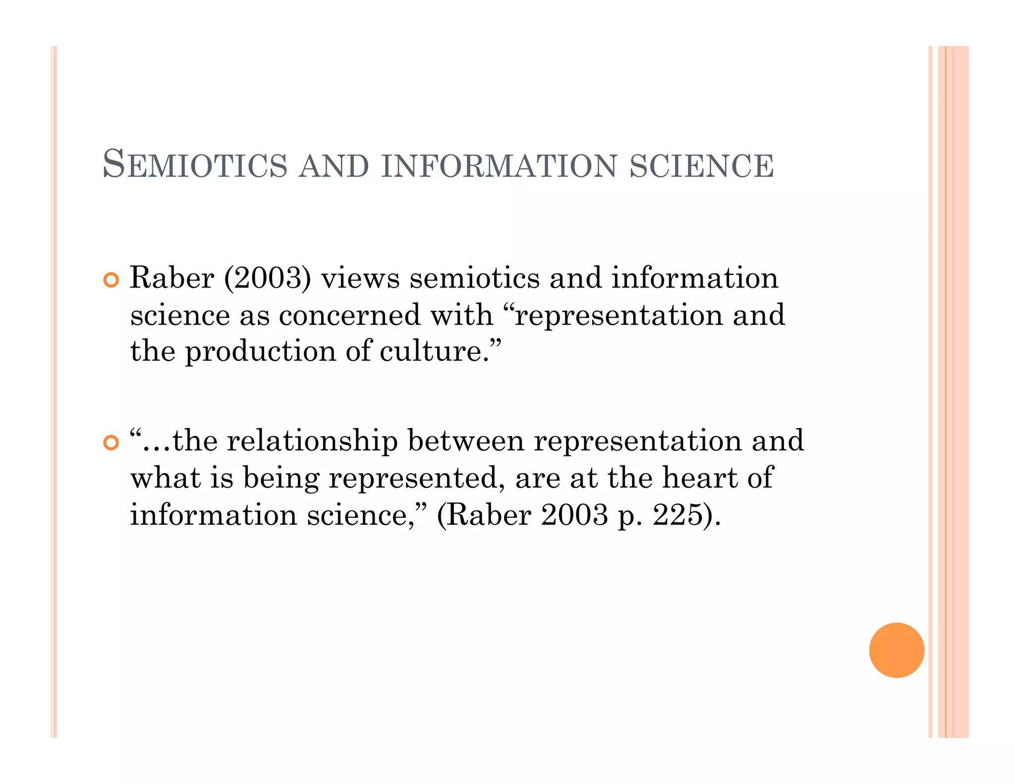 Semiotics and Information Science | PPT