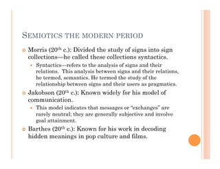 Semiotics and Information Science | PPT